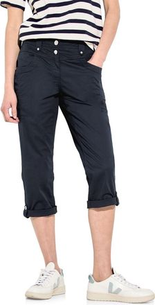 Cecil Damen B377578 3/4 Papertouch Hose, universal Blue, 28W / 22L