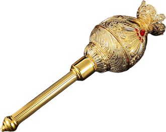 TOPBATHY Mittelalterliche Weihwasserflasche aus Nahen Osten Dekorativer Wasserbeh&auml;lter f&uuml;r Kirchenfeste und Religi&ouml;se Zeremonien Orientalisches Design Vielseit