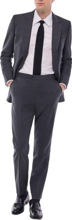 Fursac Costume ajust&eacute; en laine &agrave; micro-dessin - Taille 44 - Homme