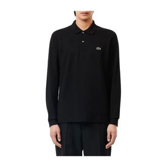 Lacoste Homme, Tops, Noir, Taille: S Polo Manches Longues Original L.12.12