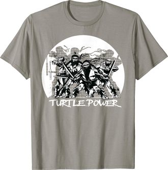 Teenage Mutant Ninja Turtles TMNT Teenage Mutant Ninja Turtles Power-Pose im Retro-Look T-Shirt