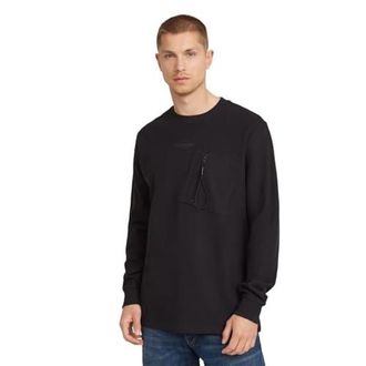 G-Star G-Star Homme Tweeter pkt long sleeve, Noir (dk black D25167-D617-6484), XXL