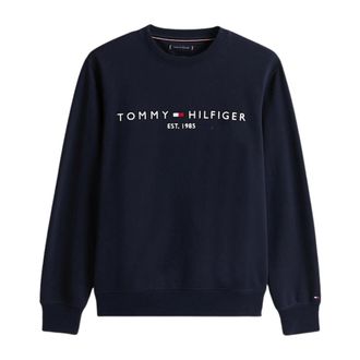 Tommy Hilfiger Homme, Sweatshirts et sweats &agrave; capuche, Bleu, Taille: 2XL SweaT-shirt ras du cou