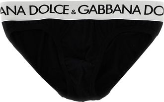 Dolce & Gabbana Homme, Sous-v&ecirc;tements, Noir, Taille: 3XL Culottes mi-hautes