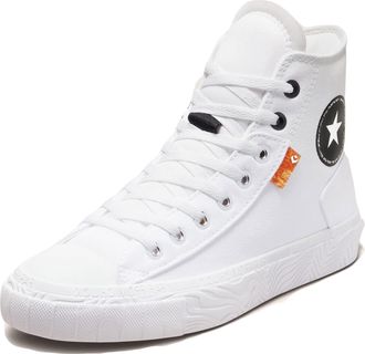 Converse Herren Chuck Taylor ALT Star Canvas Sneaker, White/Black/White, 43 EU