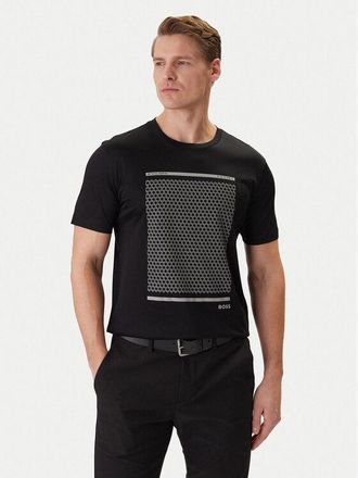 HUGO BOSS T-Shirt 50554333 Schwarz Regular Fit