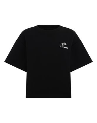 Plein Sport Round Neck T-Shirt Icon Scratch
