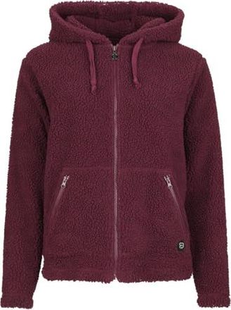 RED by EMP Femme Sweat-Shirt zipp&eacute; &agrave; Capuche Bordeaux M