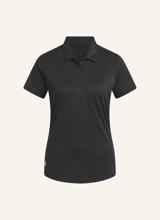 adidas Solid Performance Short Sleeve Poloshirt F&uuml;r Damen schwarz