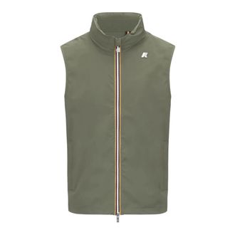 K-Way Gr&uuml;ner Stretch-Nylon-Jersey-Mantel - - Jackets - Herren - Gr&uuml;n - L