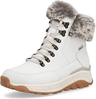 Rieker Damen Klassische Stiefeletten W0063, Frauen Stiefeletten, lose Einlage, wasserabweisend, riekerTEX,uebergangsstiefel,Weiss (80),36 EU / 3.5 UK