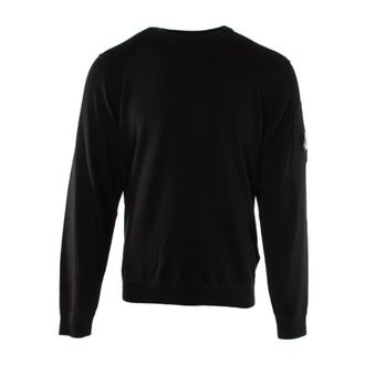 C.P. Company Schwarzer Baumwollpullover 18cmkn026a 004037a - - Knitwear - Herren - Schwarzk - XL