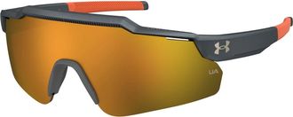 Under Armour unisex, Accessoires, Gris, Taille: ONE Size Level Up Jr Mirror Lunettes de soleil