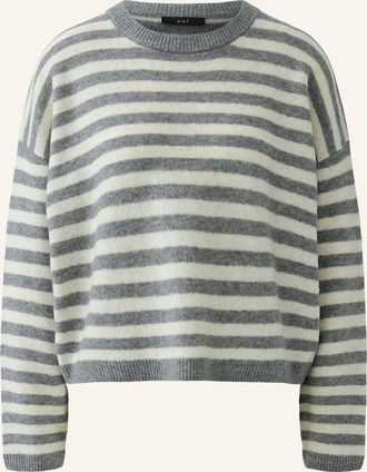 Oui Pullover grau
