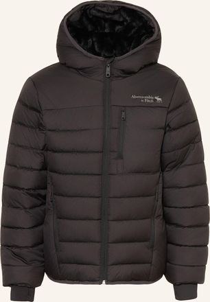 Abercrombie & Fitch Steppjacke schwarz