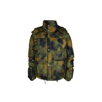 Off-white Gepolsterte Jacke mit Camouflage-Muster - - Jackets - Herren - Gr&uuml;n - S