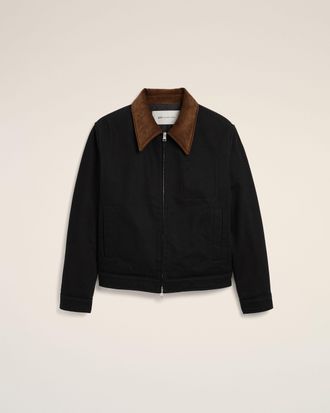 Ami Ami Paris - Blouson noir en coton Ami de Coeur Noir - Taille : XL - pour Homme