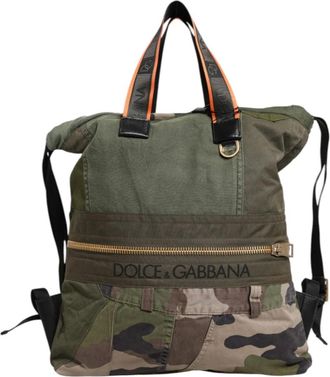 Dolce & Gabbana unisex, Sacs, Vert, Taille: ONE Size Backpack Bag