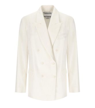 Essentiel VESTE &Agrave; DOUBLE BOUTONNAGE HOLLOW BLANCHE ESSENTIEL ANTWERP