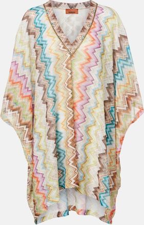 Missoni Tunika Zigzag aus H&auml;kelstrick