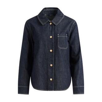 Max Mara Damen, Blusen & Hemden, Blau, SGr&ouml;&szlig;e