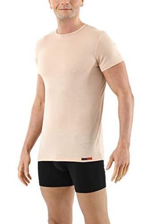 Albert Kreuz Maillot de Corps Laine mérinos sans mulesing - Anti-Transpiration Invisible Tee-Shirt col Rond Taille M