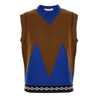 Marni Weste mit Rollkragen - - Knitwear - Herren - Mehrfarbig - M