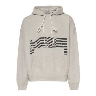 Golden Goose Homme, Sweatshirts et sweats &agrave; capuche, Gris, Taille: M Journey Sweat &agrave; capuche Slub