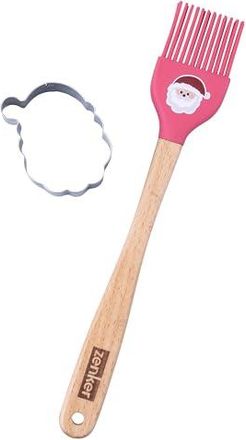 Zenker Backhelfer mit Ausstecher - Hochwertiges Backset f&uuml;r Weihnachten, FSC-zertifiziertes Buchenholz, ideal f&uuml;r Kekse und Pl&auml;tzchen, Set nicht frei w&auml;hlbar