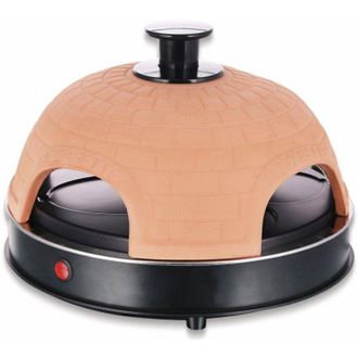 Emerio PO-115985 Pizza und Ofen Hersteller de 4 Pizza(s) 900 w Schwarz, Orange