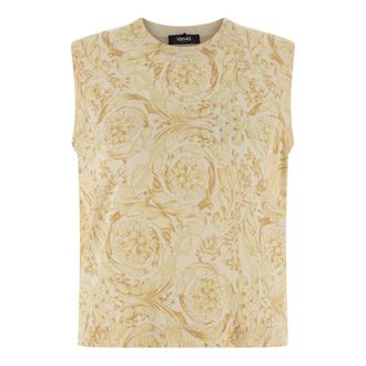 Versace Damen, Strickwaren, Gelb, XSGr&ouml;&szlig;e