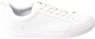 HUGO BOSS Hugo - Morrie Tonal Monogramm Sneaker f&uuml;r Herren, Kunststoff (Wei&szlig;)