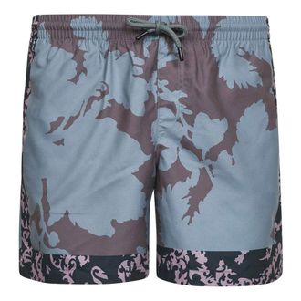 Dries Van Noten Homme, Maillots de bain, Multicolore, Taille: S Printed Swim Shorts