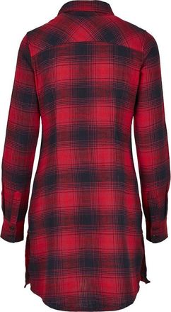 Urban Classics A-Linien-Kleid Urban Classics Damen Ladies Check Shirt Dress (1-tlg)