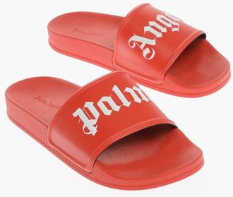 Palm Angels Rubber POOL Slides Embossed Logo size 35