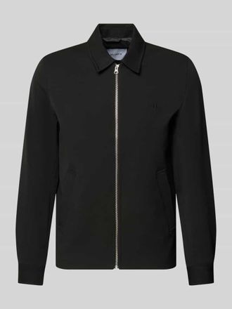Les Deux Jacke mit Logo-Stitching Modell Como