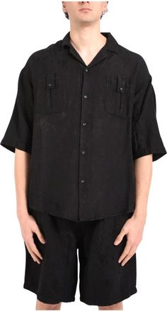 Andrea Ya'aqov Homme, Chemises, Noir, Taille: 2XL Formal Chemises