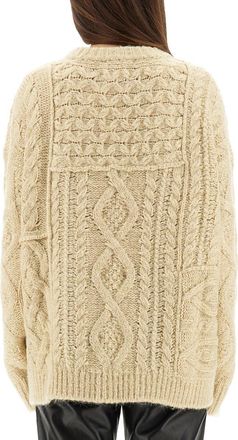 Isabel Marant Mohair & Alpaca Blend Sweater - Beige