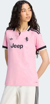 adidas Juventus 26/27 maillot ext&eacute;rieur en rose vif / noir