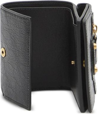 Balenciaga Grained Lambskin Wallet - Black
