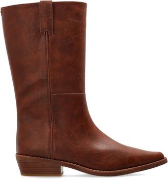 Michael Kors Femme, Chaussures, Brun, Taille: 37 1/2 EU Farren Distressed Boot