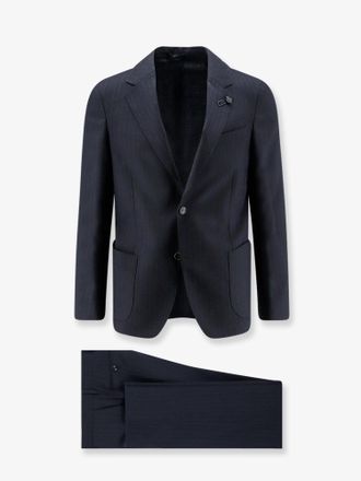 Lardini Virgin wool suit with pinstripe pattern - LARDINI - gender_Man