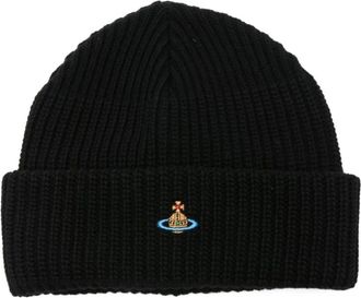 Vivienne Westwood unisex, Accessoires, Noir, Taille: ONE Size Sporty Beanie