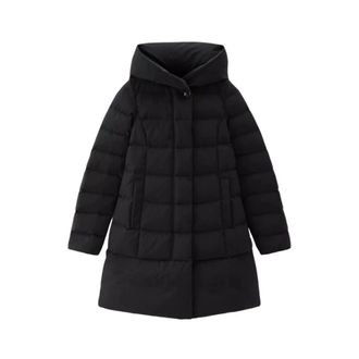 Woolrich Femme, Manteaux, Noir, Taille: 40 FR Manteau noir en duvet Urban Touch