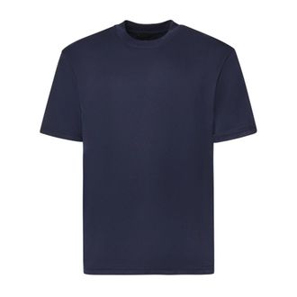 Giuliano Galiano Rundhals-T-Shirt - - Tops - Herren - Blau - S