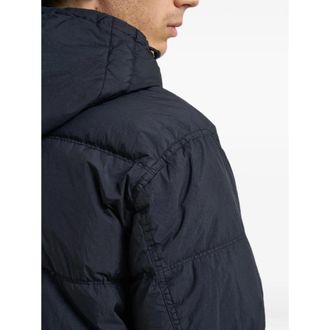 Stone Island Quilted Duck Down Down Jacket - Black