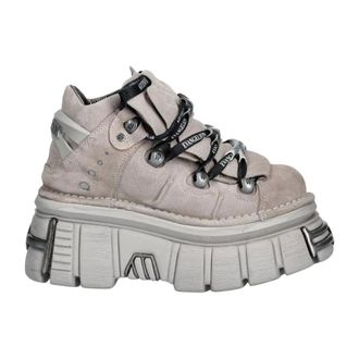 New Rock Botte &agrave; plateforme - Femme - Chaussures - Gris - Taille: 40 EU