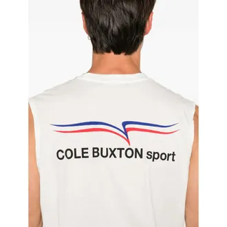 Cole Buxton Cotton Tank Top - White
