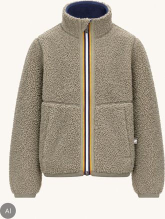 K-Way K-Way Funktionsjacke P. Pascal Sherpa Polar Double Zum Wenden gruen