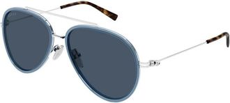Gucci Aviator Sonnenbrille - - Accessories - Herren - Blau - 56 MM
